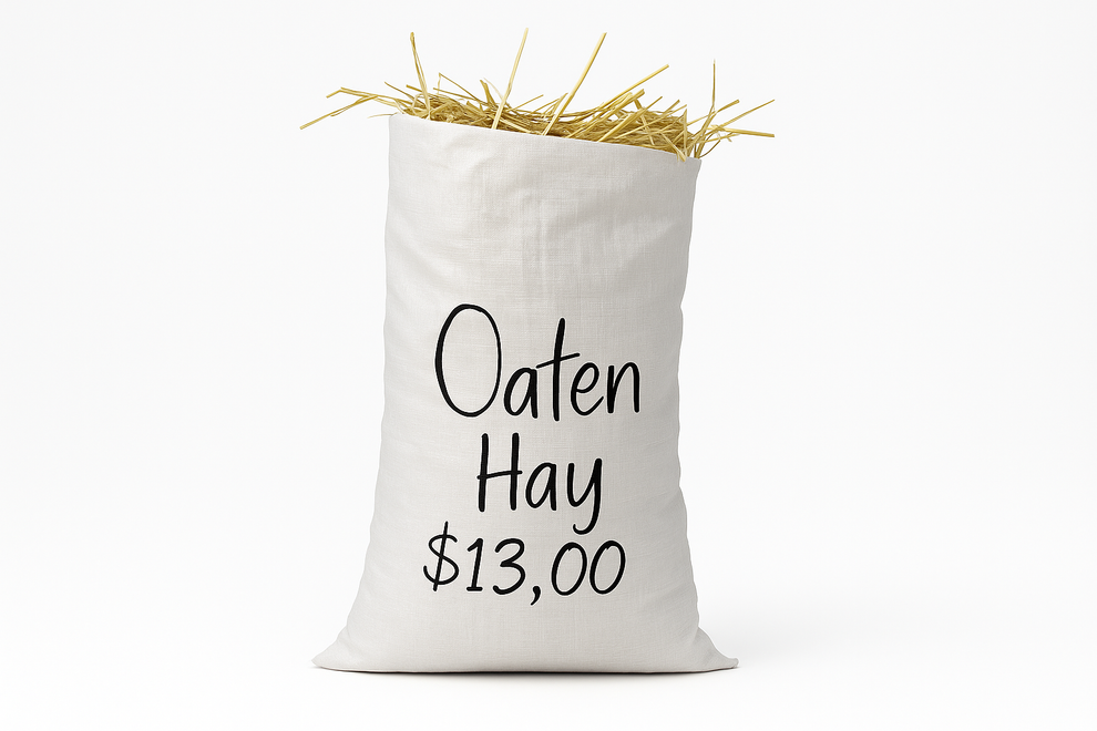Large Oaten Hay Bag 2.5kg - Premium Rabbit Hay Mares Mini Lop Bunnies ...